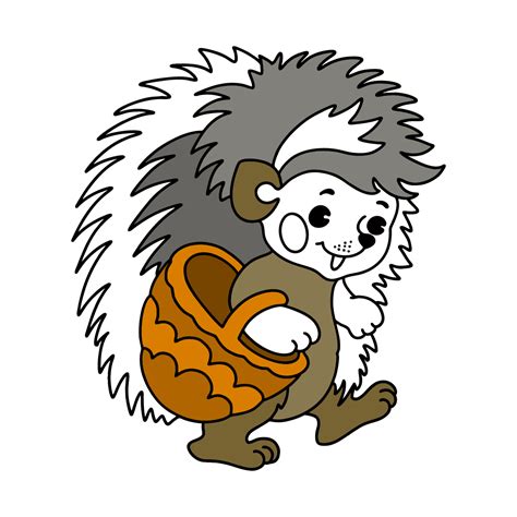 Розмальовки Їжачки Скачати Надрукувати або Онлайн в Інтернеті