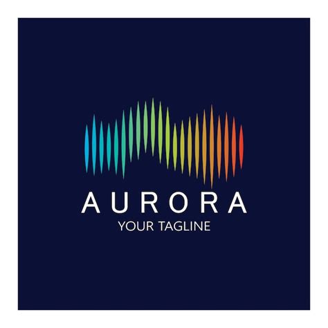 Premium Vector Aurora Logo Design Icon Illustration Vector Template