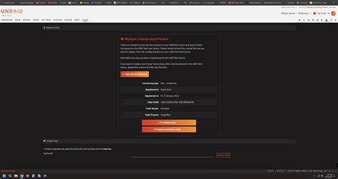 Replacing Registration Key Error General Support Unraid