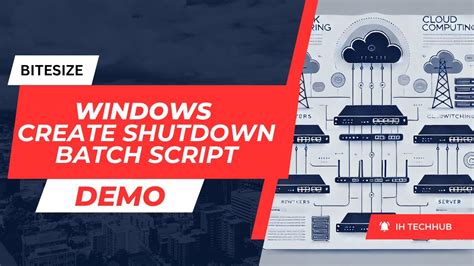 Windows Create Shutdown Batch Script Youtube