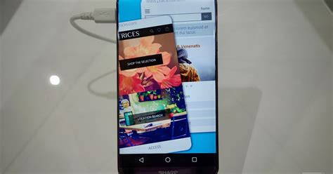 Sharp Made This Ultra Hot Phone Display With Actual Curved Corners The Verge