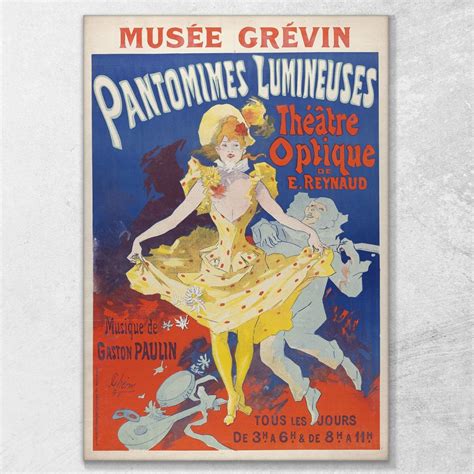 Luminous Pantomimes Jules Chéret Canvas Print