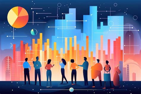 Premium Ai Image Charts Analyze Business Data And Customer Insights