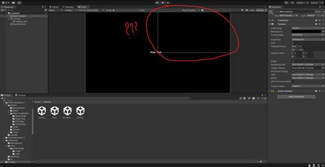 How To Remove White Rectangle In Unity 2d Game Scene Stack Overflow