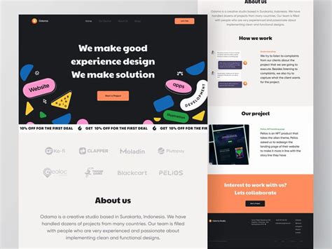 Odama Website Responsive Animation 🔥