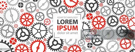 다양 한 기어 기어와 추상적인 기술 배경입니다 벡터 일러스트입니다 개념에 대한 스톡 벡터 아트 및 기타 이미지 개념 개발