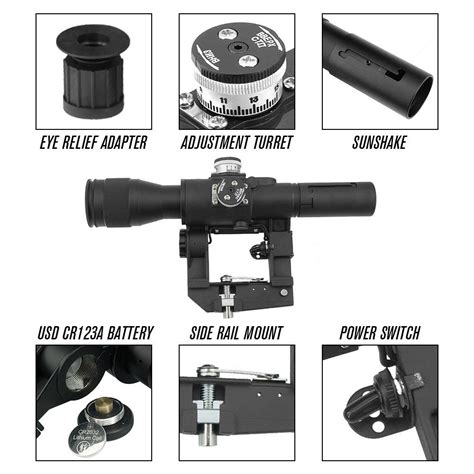 Svd Ak Pso 1 4x24 Dragunov Sniper Scope