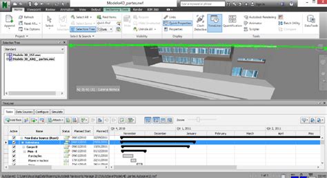 Bim 4d Model Generation And Visual Simulation Download Scientific