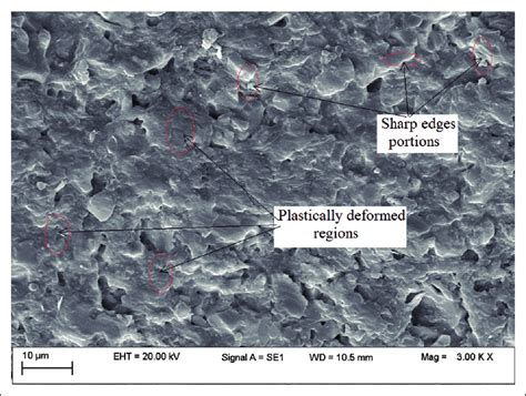 Microstructure Of The Machined Surface For Exp No 11 Download