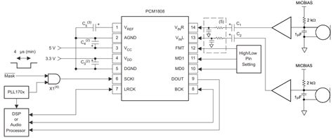 Pcm1808 Q1 Mic In Audio Forum Audio Ti E2e Support Forums