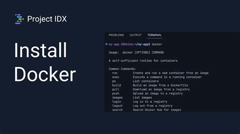 How To Install Docker On Project Idx Youtube