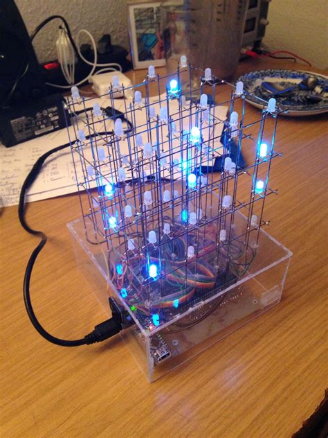 Gallery IoT RGB Led Cube 4x4x4 With Bluetooth Hackaday Io