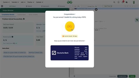 Sushant Bhardwaj On Linkedin 68days Keepcoding Consistencyiskey Geeksforgeeks 100daystreak