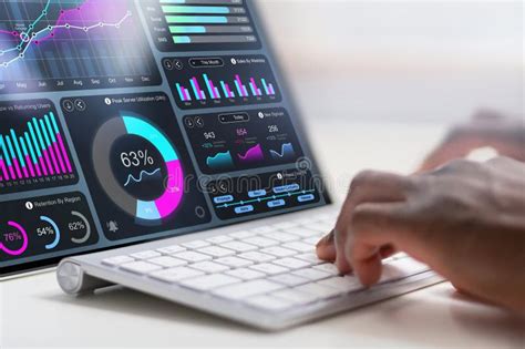 Unlocking Business Success Computer Analytics Data Dashboard Stock