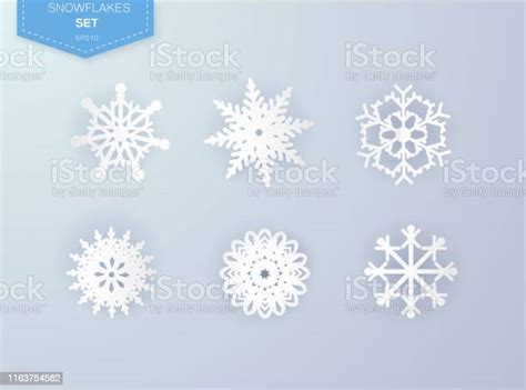 추상 종이 공예 눈송이 배경입니다 겨울 인사말 카드 종이 예술 디자인 벡터 일러스트레이션 0명에 대한 스톡 벡터 아트 및 기타 이미지 Istock