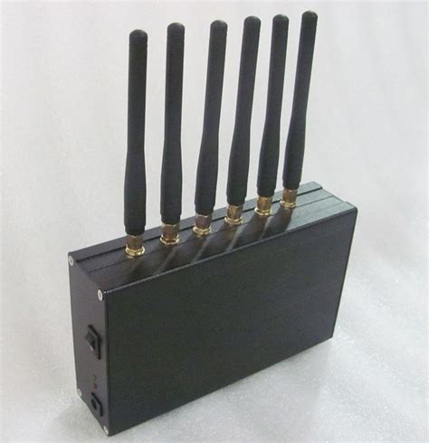6 Band 310315330390418433mhz Rf Signal Jammer Blocker Remote