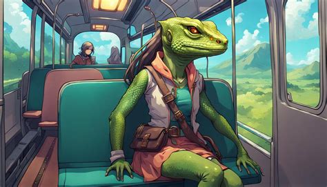 Lizard Girl Tg Tf By Ninalizard On Deviantart