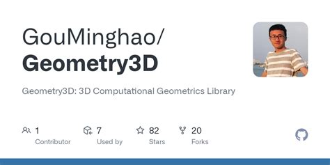 Github Gouminghao Geometry D Geometry D D Computational Geometrics Library