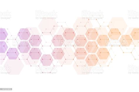 육각 패턴 배경 유전 연구 분자 구조 화학 공학 혁신 기술의 개념 설계 의료 과학 및 의학 배경에 사용 Dna에 대한 스톡 벡터 아트 및 기타 이미지 Istock