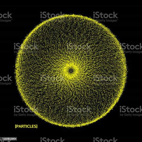 3d 추상 영역입니다 동적 입자 배열입니다 현대 과학 및 기술 요소입니다 벡터 일러스트입니다 구에 대한 스톡 벡터 아트 및 기타 이미지 Istock