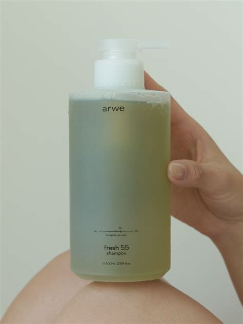 프레시 55 약지성 샴푸 500ml 딥클렌징 아르베