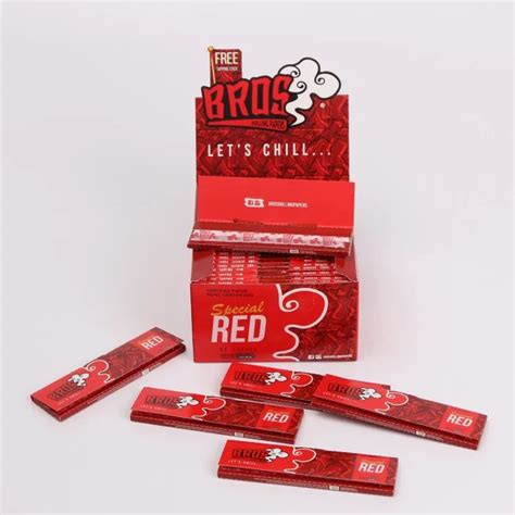 Bros Red 33 Leaves King Size Rolling Paper Rolling Paper Bd