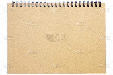 带活页夹的棕色笔记本