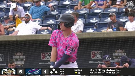 Troy Johnston S Two Homer Game 07 10 2023 MiLB Com