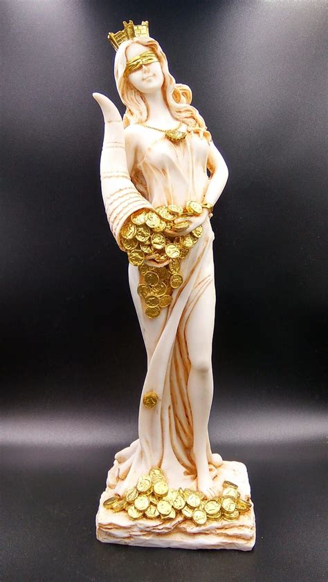 Fortuna Greek Roman Fate Goddess Statuesacred Source Goddess Fortuna