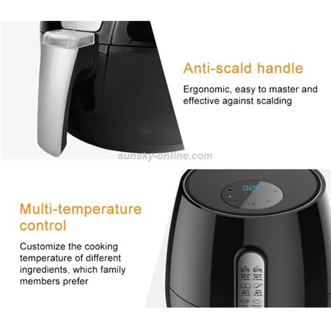 스마트 터치 스크린 에어 프라이어 가정용 오일 프리 전기 프라이 프렌치 프라이 기계 사양 미국 플러그