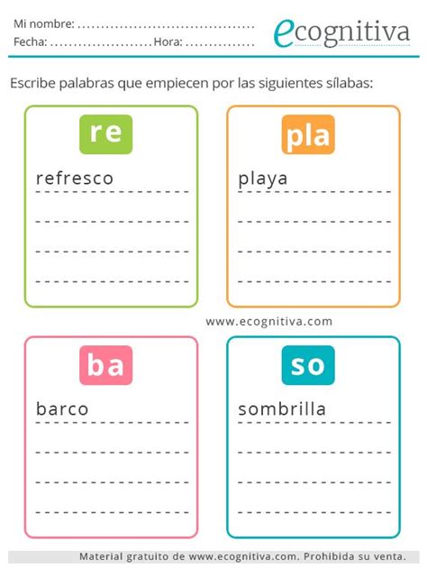 Especial Verano 🙂 Ejercicios Cognitivos Para Mayores Pdf Ejercicios
