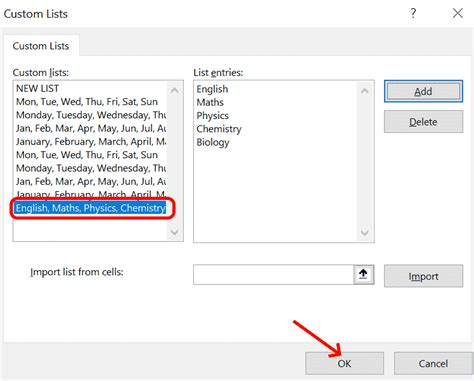 How To Create Custom Lists In Excel Step By Step