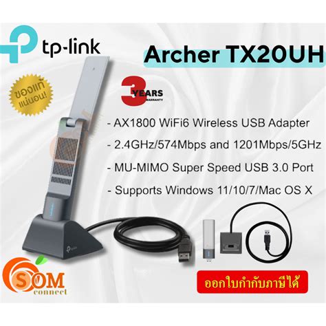 Tp Link Archer Tx Uh Ax Fast Wifi High Gain Wireless Usb Adapter Y Shopee Thailand