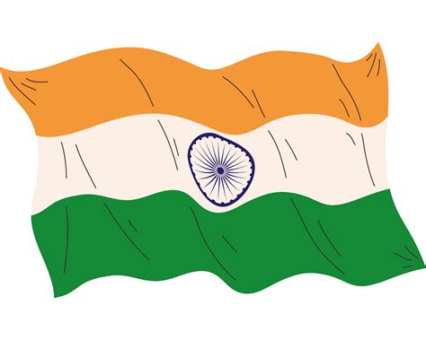 India Flag Waving Country Icon 24600826 Png