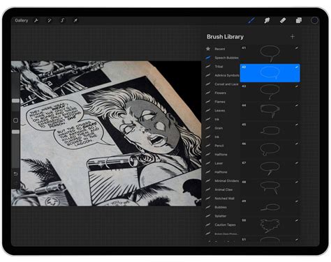 Artstation 60 Procreate Manga Speech Bubbles Stamp Brushes Procreate Cartoon Speech Brushes