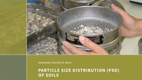 Particle Size Distribution Psd Of Soils
