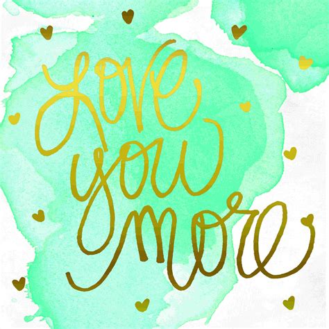 Trinx Love You More 4 Wrapped Canvas Textual Art Wayfair