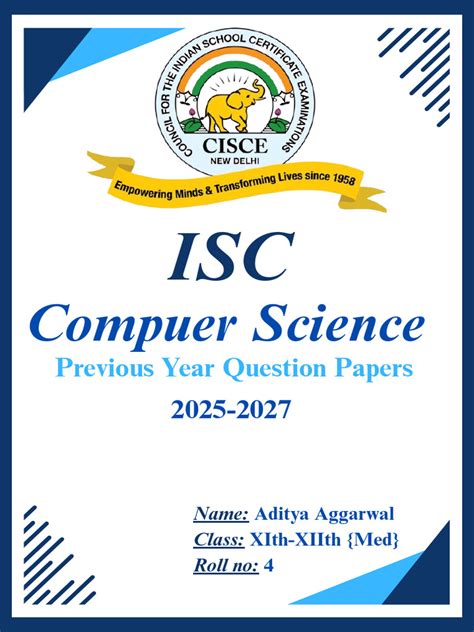 Computer Title Page Pdf