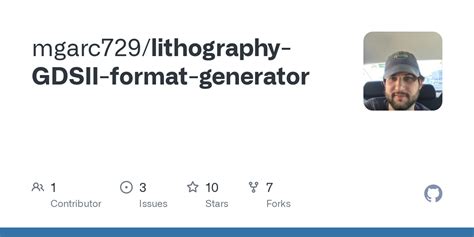 Github Mgarc729 Lithography Gdsii Format Generator