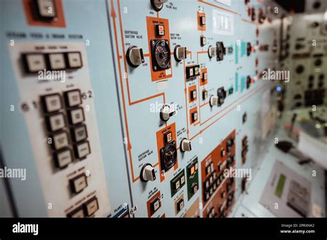 Image Of A Control Panel With Many Buttons Stock Photo Alamy