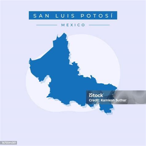 Ilustración De Vector De Ilustración Vectorial Del Mapa De San Luis