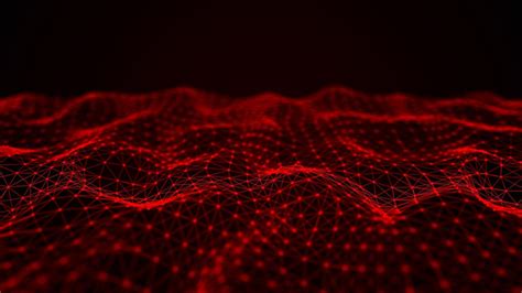 Premium Photo Wave Of Interlacing Points And Lines Abstract Background Technological Style For