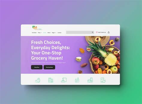abdul rehman on linkedin grocery store landing page