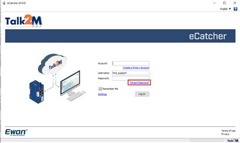 I Cant Receive The Talk2m Ecatcher Forgotten Password Email Hms Support Portal