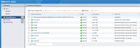 Eliminare Vm In Stato “invalid” Esxi Computer Masters