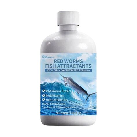 Si 30ml Red Worms Fish Attractants Natural Ingredient Concentrated