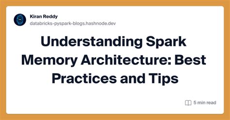 Bhanukiran Reddy On Linkedin Apache Spark Memory Management Explained Boost Your Big Data Performa