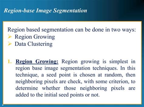 A Study And Comparison Of Different Image Segmentation Algorithms Ppt