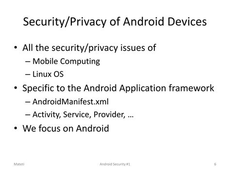 PPT Android Security PowerPoint Presentation Free Download ID