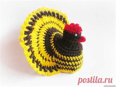 Этот подробный мастер класс с фото и описанием научить как связать кр Пасха вяз КУРОЧКИ